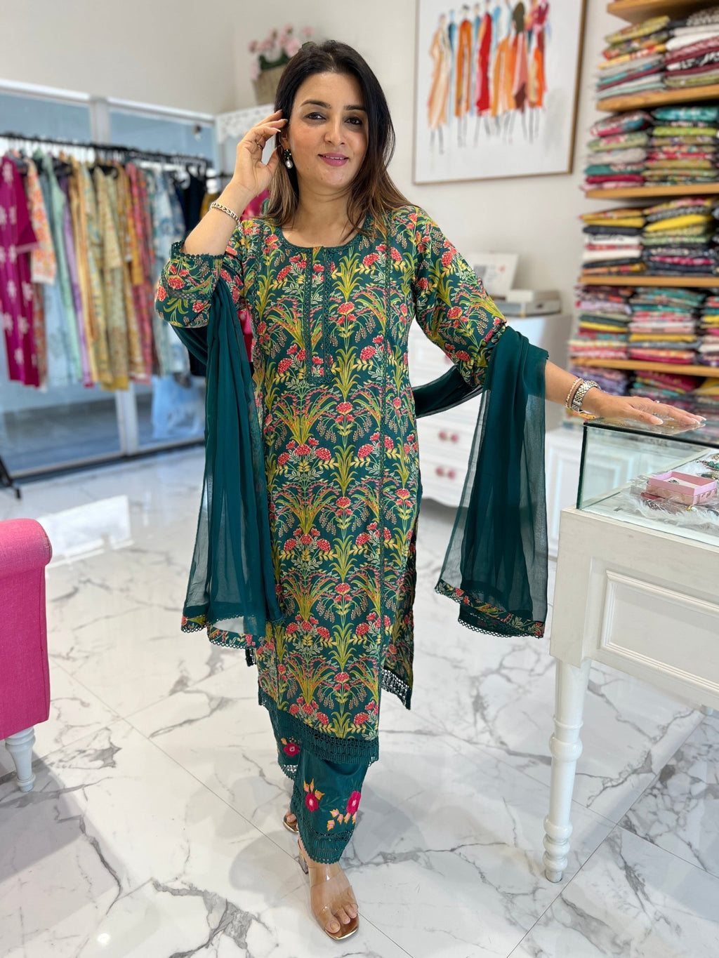 Lush Lace Palazzo Set – Preetibora