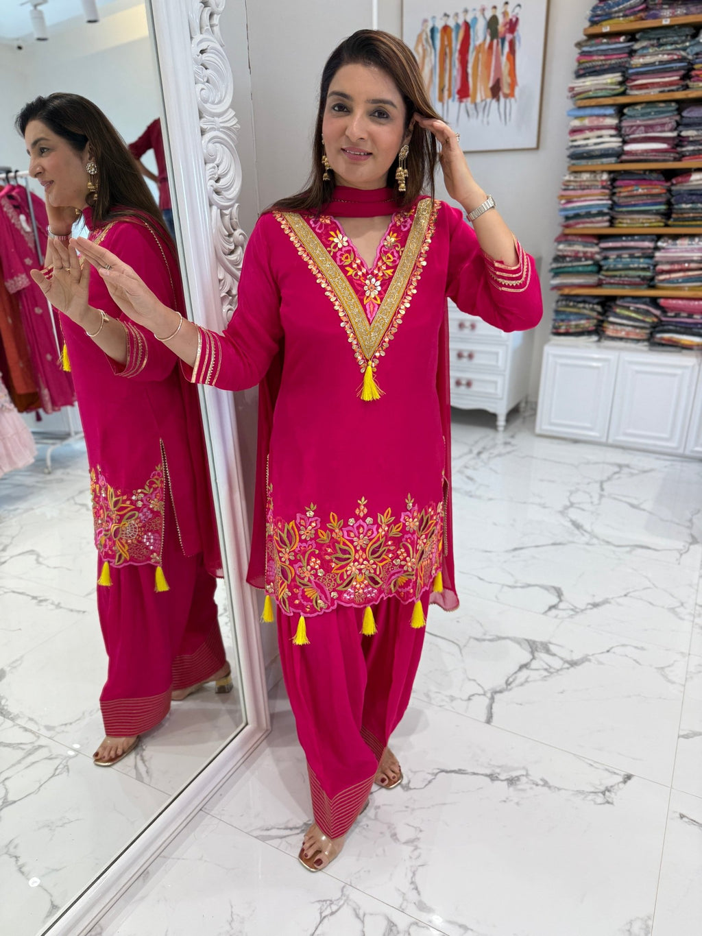 Pari Cut Work Set – Preetibora