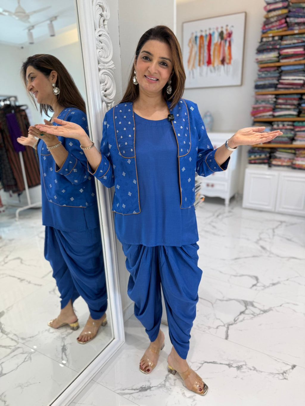 Royal Charm Jacket Set – Preetibora